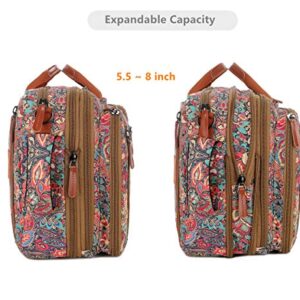 Baosha Convertible Backpack Briefcase 15.6 Inch Laptop Bag Case Outdoor Travel Backpack Hiking Rucksack for Women BC-04 (HS)