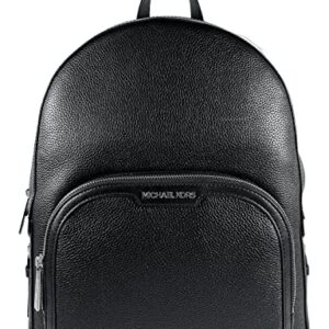 Michael Kors Jaycee Large 2 Zip Pocket Backpack Leather (Black)