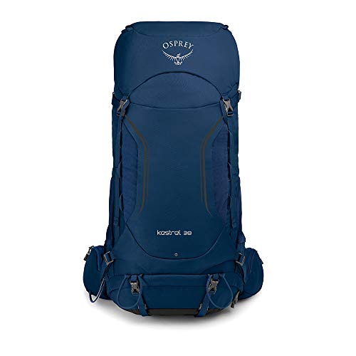 Osprey Kestrel 38 Men's Backpacking Backpack, Loch Blue, Medium/Large