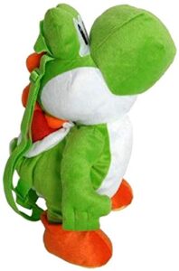 mario brothers yoshi large backpack plush