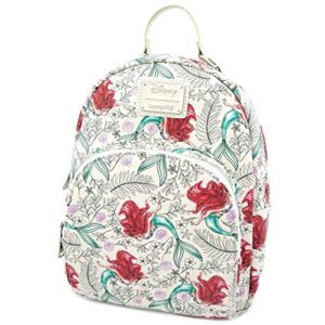 Loungefly The Little Mermaid Ariel Pattern Faux Leather Mini Standard