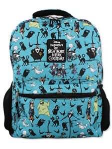 disney nightmare before christmas kids 16 inch school backpack (one size, teal)