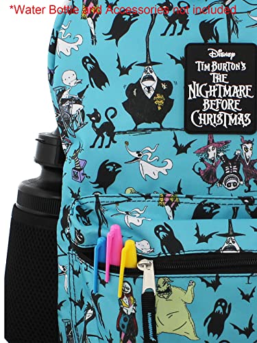 Disney Nightmare Before Christmas Kids 16 Inch School Backpack (One Size, Teal)