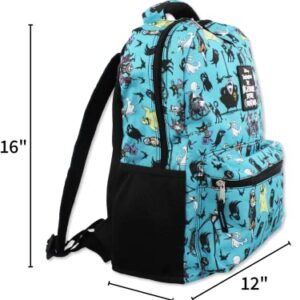 Disney Nightmare Before Christmas Kids 16 Inch School Backpack (One Size, Teal)