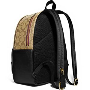 Coach Women's Court Backpack (Signature Canvas - Patches - Villains Motif - Khaki Multi)