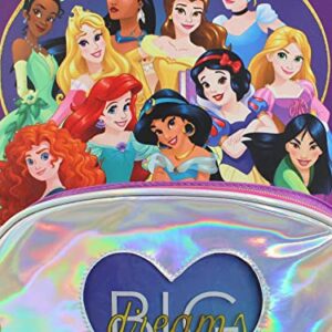 Disney Princess Girl's 16 Inch School Backpack Bag (One Size, Purple/Pink)