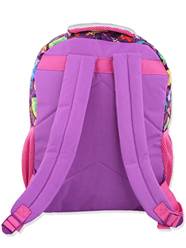 Disney Princess Girl's 16 Inch School Backpack Bag (One Size, Purple/Pink)