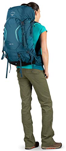 Osprey Kyte 46 Women's Backpacking Backpack, Ice Lake Green, X-Small/Small