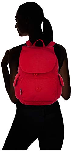 Kipling Women's City Pack, Red Rouge, Medium