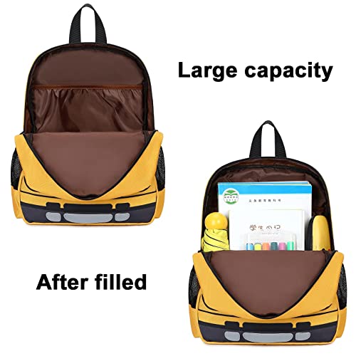 Toddler Backpack Boy Girls Preschool School Bus Bookbag Kindergarten 3D Daycare Bags Lunch Box