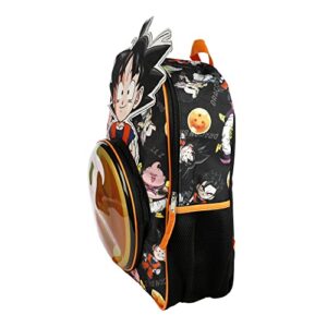 Dragon Ball Z Anime Die Cut 3D Goku Character Kids Backpack