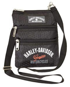 harley-davidson (cross x-body slings dragon, black, one size