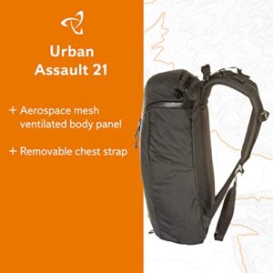 Mystery Ranch Urban Assault 21 Backpack - Inspired by Military Rucksacks, Black, 21L