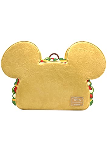 Loungefly X LASR Exclusive Disney Mickey Taco Convertible Mini Backpack Multicolor