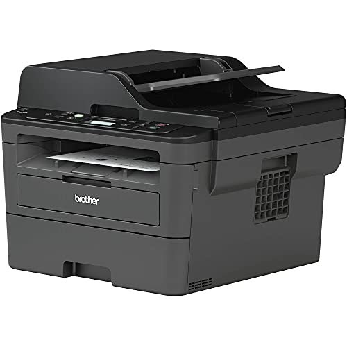 Brother DCP-L2550DWA All-in-One Wireless Monochrome Laser Printer - Print Scan Copy - 36 ppm, 2400 x 600 dpi, 8.5 x 14, 250-Sheet, 50-Sheet ADF, Automatic Duplex Printing, Broage Printer Cable