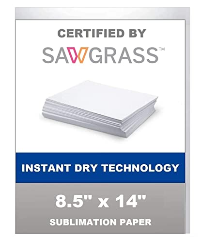 Sawgrass SG500 Sublimation Printer with Inks, 330 SHEETS SUBLIMAX Paper, 3 Rolls Tape, White