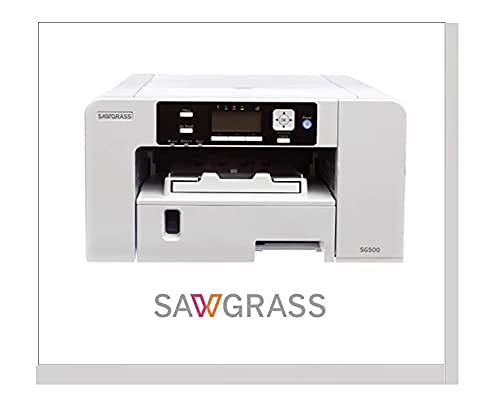 Sawgrass SG500 Sublimation Printer with Inks, 330 SHEETS SUBLIMAX Paper, 3 Rolls Tape, White