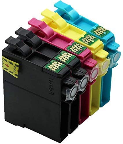 InkArt Remanufactured Ink Cartridge Replacement for Epson 200XL 200 XL T200XL to use with XP-200 XP-300 XP-310 XP-400 WF-2520 WF-2530 WF-2540 Printer (2BK, 1C , 1M, 1Y) 5 Packs