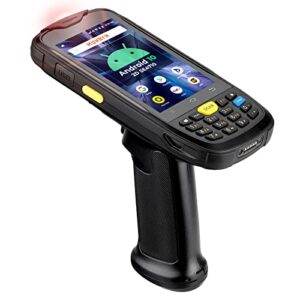 munbyn 2023 new android barcode scanner, android 10 scanner, zebra se4710, qr, 2d android scanner, numeric keypad, wifi, 4g, android barcode scanner pistol grip for warehouse inventory