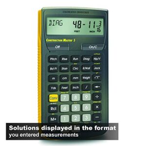 Calculated Industries 4050 Construction Master 5 Construction Calculator