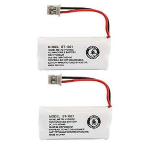 new genuine oem uniden bt-1021 bbtg0798001 cordless handset rechargeable battery (2-pack)