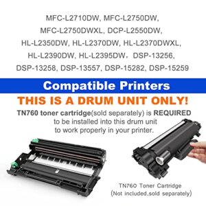 Compatible Drum Unit Replacement for Brother DR-730 DR730 DR760 DR 760 with Long Life OPC (1 Pack Drum Unit ONLY, NOT Toner)