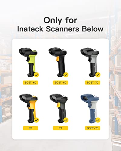 Inateck Barcode Scanner Charging Base, Easy to Use, Suitable for BCST-60, BCST-70, BCST-73, P6 and P7, Scanner Not Included