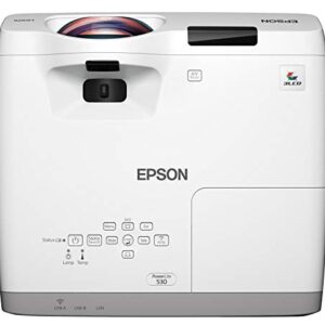 Epson PowerLite 530 XGA 3LCD Projector, White