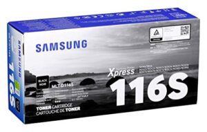 samsung mltd116s mltd116s toner 1200 page-yield black