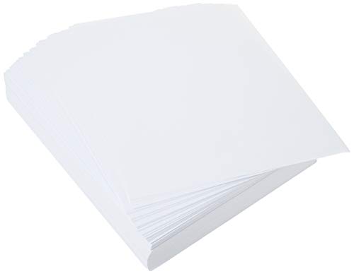 Amazon Basics Multipurpose Copy Printer Paper, 8.5 x 11 Inch 20Lb Paper - 1 Ream (500 Sheets), 92 GE Bright White