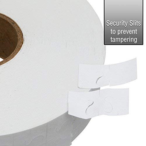 White Pricing Labels for Monarch 1131 Price Gun - 1 Sleeve, 20,000 Blank Marking Labels - with Ink Roll Included