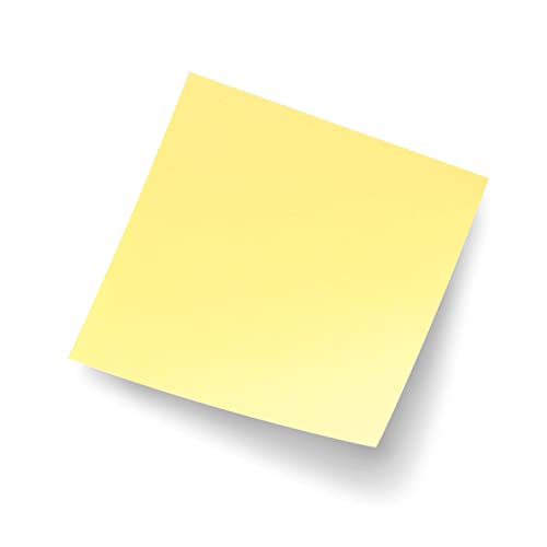 Post-it Notes, 3x3 in, 4 Pads, America’s #1 Favorite Sticky Notes, Canary Yellow (5400)