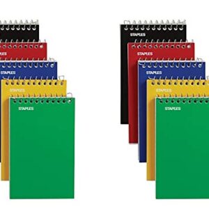 STAPLES Top Bound Memo Books, 3" x 5", 10/Pack (10 Pack)