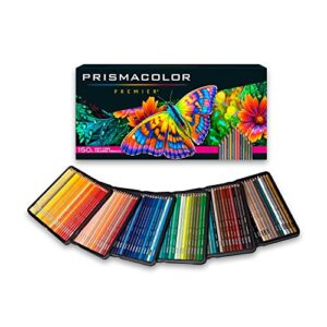 prismacolor premier colored pencils | art supplies for drawing, sketching, adult coloring | soft core color pencils, 150 pack