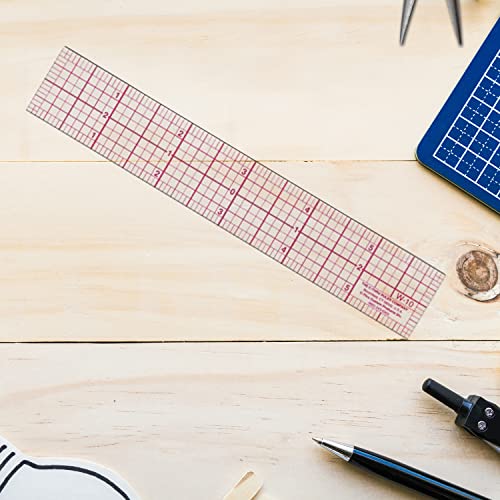 Westcott 8ths Graph Ruler, 1 x 6", Transparent (W-10)