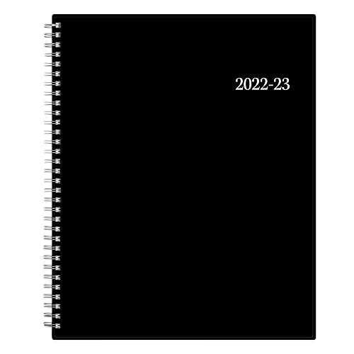 Blue Sky 2022-2023 Academic Year Weekly & Monthly Planner, 8.5" x 11", Flexible Cover, Wirebound, Enterprise (130609-A23)