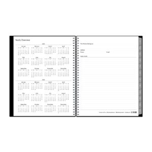 Blue Sky 2022-2023 Academic Year Weekly & Monthly Planner, 8.5" x 11", Flexible Cover, Wirebound, Enterprise (130609-A23)