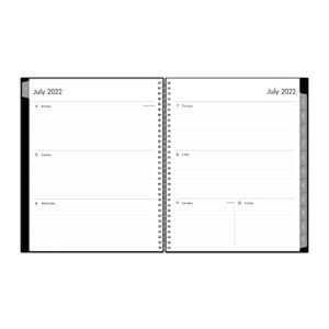 Blue Sky 2022-2023 Academic Year Weekly & Monthly Planner, 8.5" x 11", Flexible Cover, Wirebound, Enterprise (130609-A23)