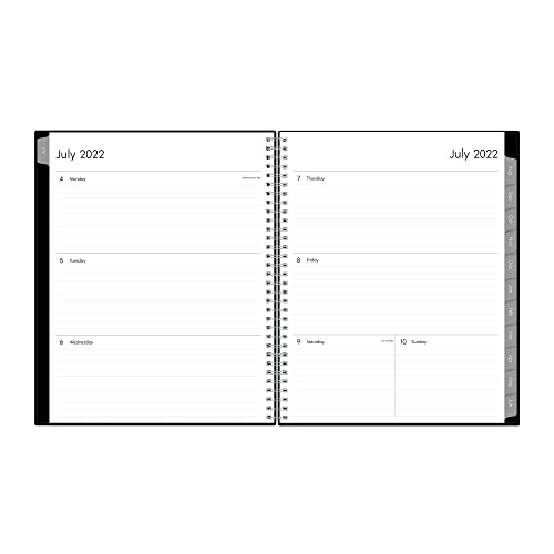 Blue Sky 2022-2023 Academic Year Weekly & Monthly Planner, 8.5" x 11", Flexible Cover, Wirebound, Enterprise (130609-A23)