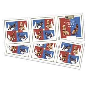 Military Working Dogs U.S. Postage Stamps Sheet of 20 Forever Postage Stamps Scott 4508B