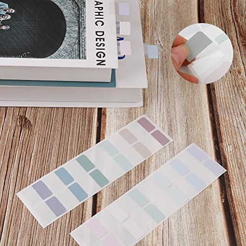 240 Pcs 1Inch Sticky Index Tabs, Colored Book Sticky Tabs for Notebooks, Repositionable Page Tabs for Notebooks File Classification,12 Colors(1 Inch)