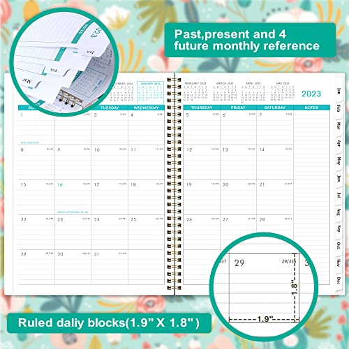 2023-2024 Monthly Planner/Calendar - Monthly Planner 2023-2024 from JUL. 2023 - DEC. 2024, 9" x 11", 2023-2024 Planner with Tabs & Pocket, Contacts and Passwords, Twin-Wire Binding, Perfect Organizer