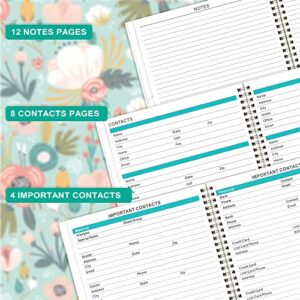 2023-2024 Monthly Planner/Calendar - Monthly Planner 2023-2024 from JUL. 2023 - DEC. 2024, 9" x 11", 2023-2024 Planner with Tabs & Pocket, Contacts and Passwords, Twin-Wire Binding, Perfect Organizer