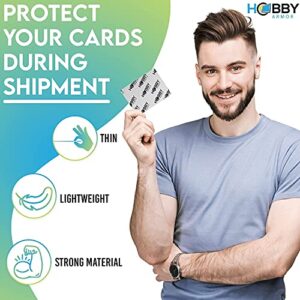 Hobby Armor Trading Card Shipping Protectors 3.5" x 4.5" - Premium Cardboard Inserts Card Mailers - Precut Cardboard Sleeves for Trading Card Packaging - Cardboard Flats for Card Breakers - Box of 100