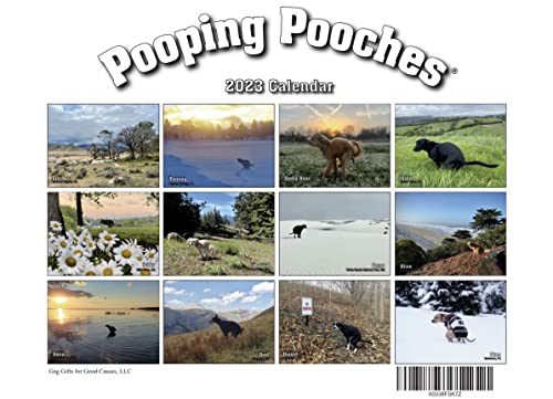 Pooping Pooches White Elephant Gag Gift Calendar