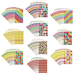 Small Stickers for Kids Toddlers – 5800 Pcs MoCeYa Assorted Stickers for Toddlers, 100 Bulk Sticker Sheets Reward School Stickers for Students, Back to School Supplies