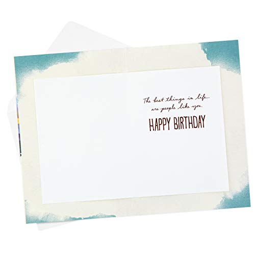 Hallmark Birthday Card (Watercolor Mountains)