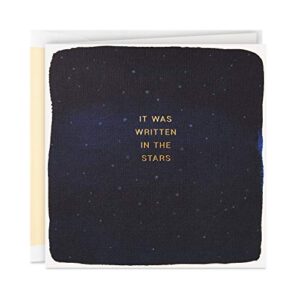 hallmark signature anniversary card (written in the stars)