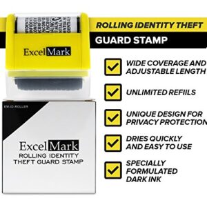 ExcelMark Rolling Identity Theft Stamp (Large)