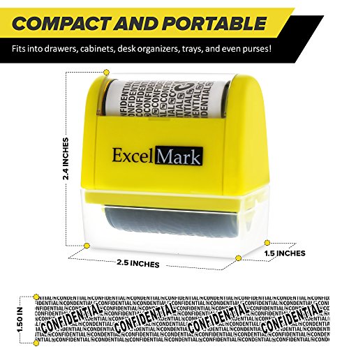 ExcelMark Rolling Identity Theft Stamp (Large)